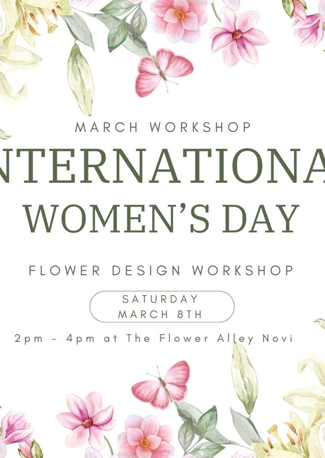 March Flower Workshop 3/8 | The Flower Alley